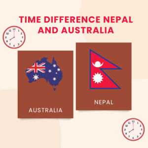 Time Difference Nepal and Australia